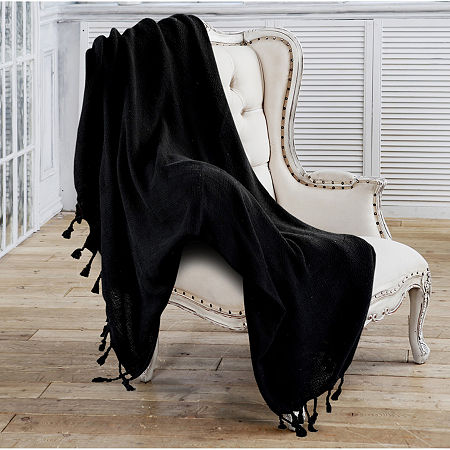 Click here for Lr Home Grayson Solid Reversible Throw  One Size... prices
