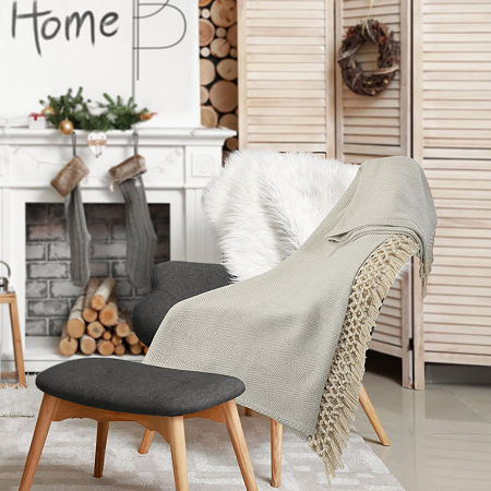 Click here for Lr Home Matthew Modern Washable Throw  One Size  G... prices