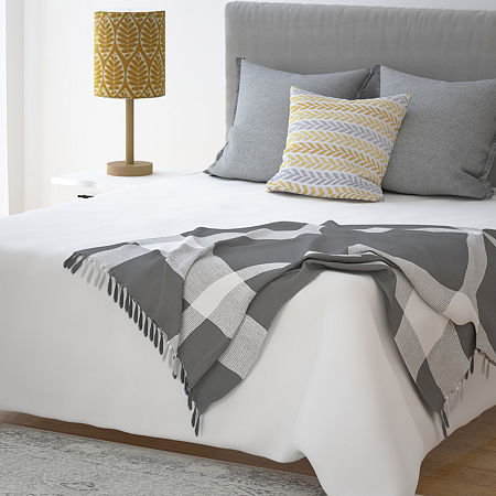 Click here for Lr Home Dylan Checked Reversible Throw  One Size... prices