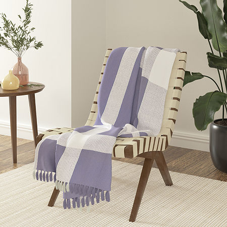 Click here for Lr Home Dylan Checked Reversible Throw  One Size... prices
