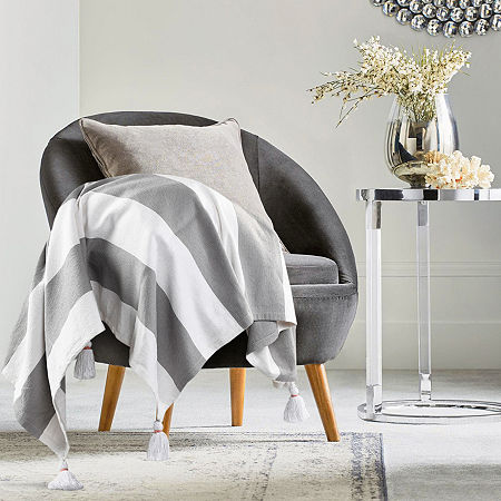Click here for Lr Home Monica Stripe Reversible Throw  One Size... prices