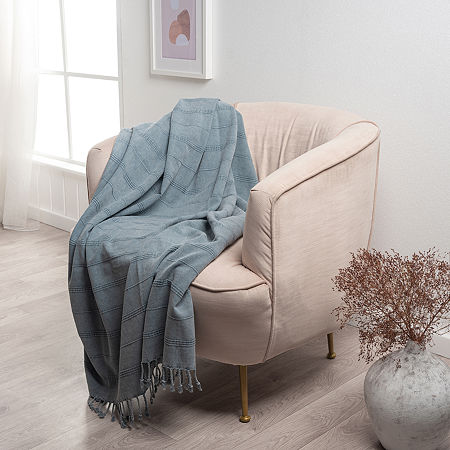 Click here for Lr Home Silvia Stripe Washable Reversible Throw  O... prices