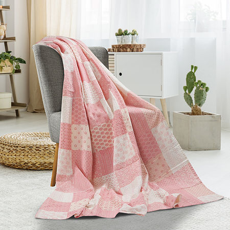 Click here for Lr Home Kris Patchwork Midweight Throw  One Size... prices