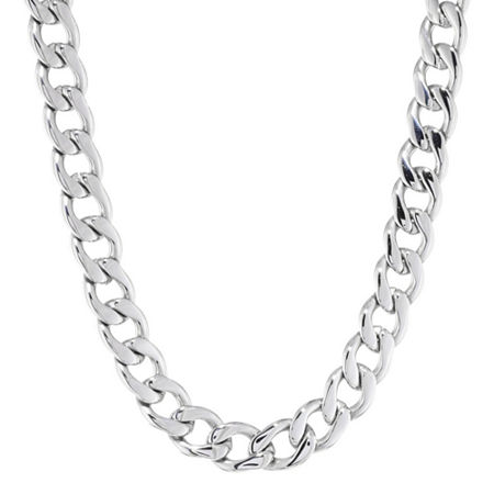 Click here for Mens Stainless Steel 22 13mm Chunky Curb Chain  On... prices