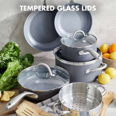 GreenPan Lima Healthy Hard Anodized Ceramic Non-Stick 12-pc. Cookare Set