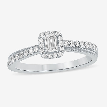 Click here for Womens 3/8 CT. T.W. Natural White Diamond 10K Whit... prices