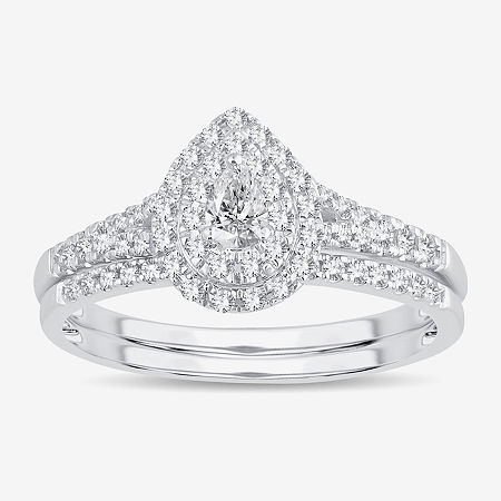 Click here for Womens 3/8 CT. T.W. Natural White Diamond 10K Whit... prices