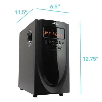 beFree Sound 5.1 Channel Surround Sound Bluetooth Speaker System in ...