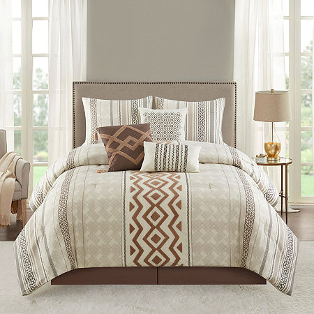 Click here for Stratford Park Jaynie 7pc Midweight Comforter Set... prices