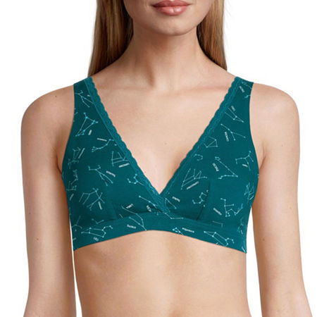 Click here for Arizona Body Organic Cotton V Neck Bralette  Small... prices