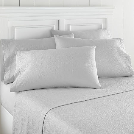 Click here for Shavel Home Products Solid Seersucker Sheet Set prices
