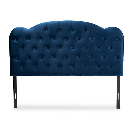 Click here for Clovis Wooden Upholstered Headboard  One Size  Blu... prices