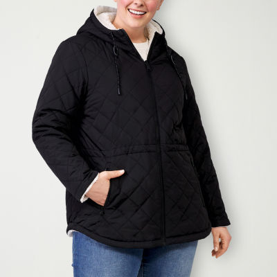 Free Country Womens Plus Reversible Midweight Quilted Jacket