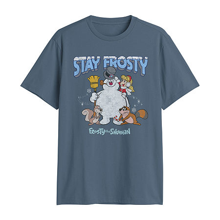 Click here for Mens Crew Neck Short Sleeve Classic Fit Frosty the... prices