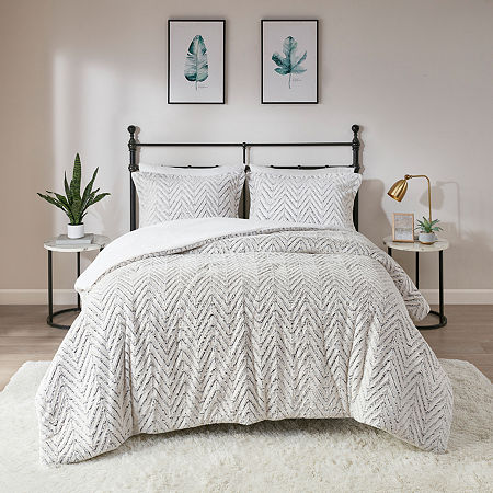 Click here for Madison Park Adelyn Faux Fur 2-Pc. Comforter Set... prices