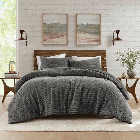 Click here for Woolrich Lyon Waffle Washed 3-Pc. Comforter Set  K... prices