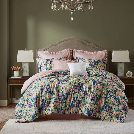 Click here for Madison Park Ophelia Floral 8-Pc. Comforter Set  K... prices