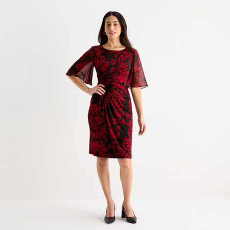 Click here for Connected Apparel Womens Elbow Sleeve Floral Sheat... prices