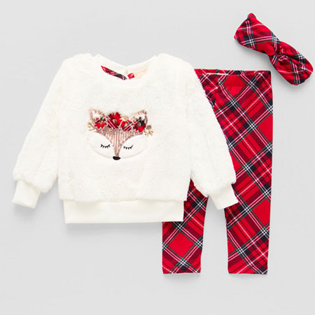 Click here for Btween Girls 2-pc. Pant Set  18 Months  White prices