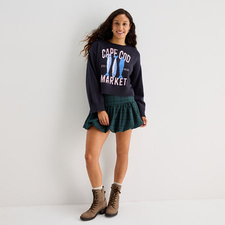Click here for Arizona Womens Juniors Mid Rise Skater Skirt  X-sm... prices