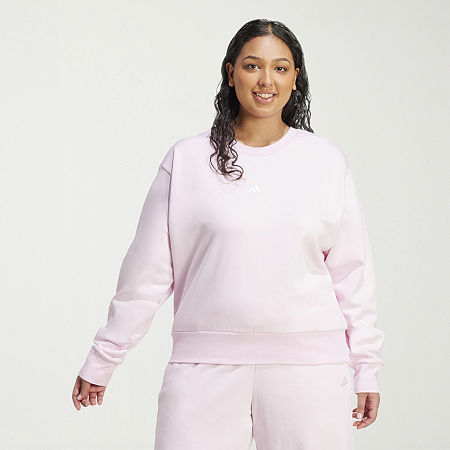 Click here for adidas Plus Size Essentials Small-Logo Fleece Swea... prices