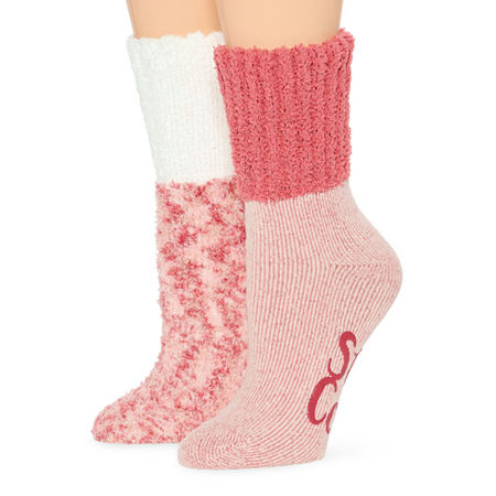 Click here for Cozy Crew Womens Multi-Pack 2 Pair Slipper Socks... prices