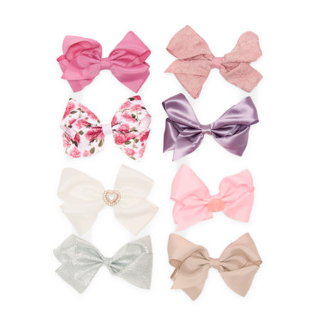 Click here for Capelli of N.Y. Girls 8-pc. Hair Bow  One Size  Mu... prices