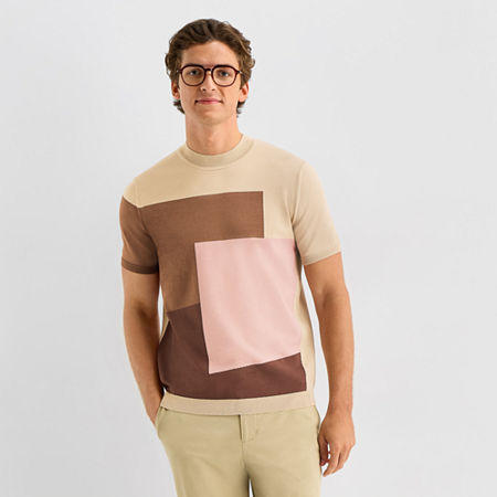 Click here for J. Ferrar Mens Short Sleeve Mock Neck Top  Xx-larg... prices