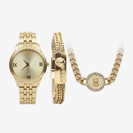 Click here for Geneva Mens Gold Tone 3-pc. Watch Boxed Set Mac714... prices