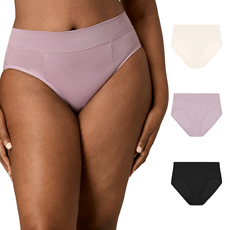Click here for Playtex Cotton Stretch Hi Leg Brief 3 Pack Panty U... prices