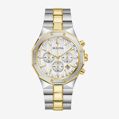 Click here for Bulova Prestige Mens Chronograph Two Tone Stainles... prices