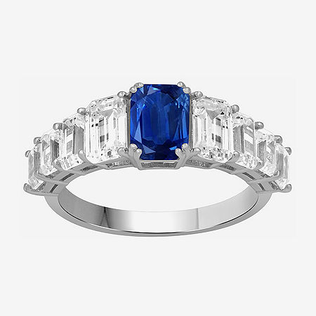 Click here for Womens 3 5/8 Ct. T.W. Genuine Blue Sapphire 10K Wh... prices