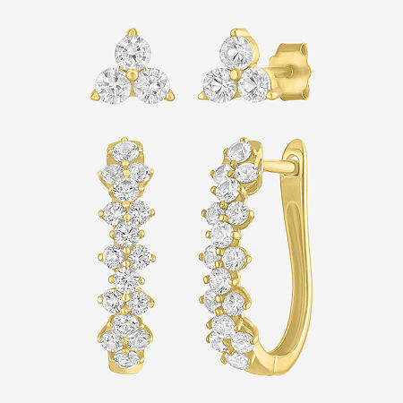 Click here for Yes  Please! Womens Lab Created White Sapphire 14K... prices
