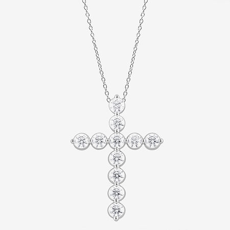 Click here for Cross (F/Si2) Womens 2 CT. T.W. Lab Grown White Di... prices