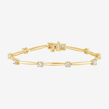 Click here for (F/Vs2) Womens 14K Gold Over Silver 7 Inch Solid C... prices