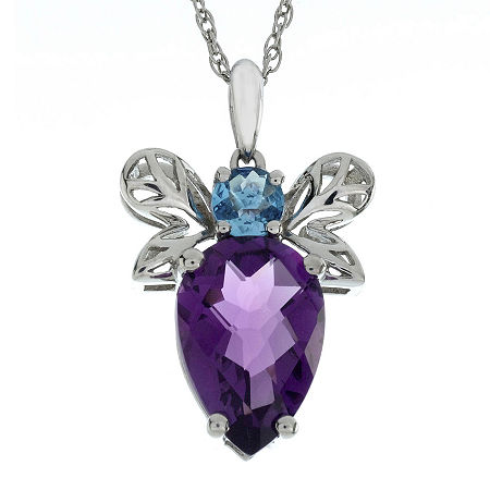 Click here for Lab-Created Amethyst and Simulated Blue Topaz Beet... prices