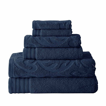 Click here for Modern Threads 6-Pc. Jacquard/Solid Medallion Swir... prices