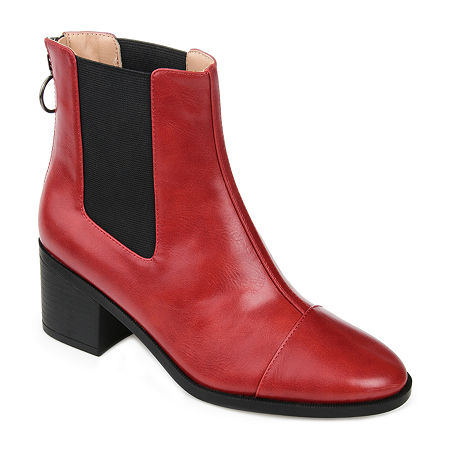 Click here for Journee Collection Womens Nigella Stacked Heel Boo... prices