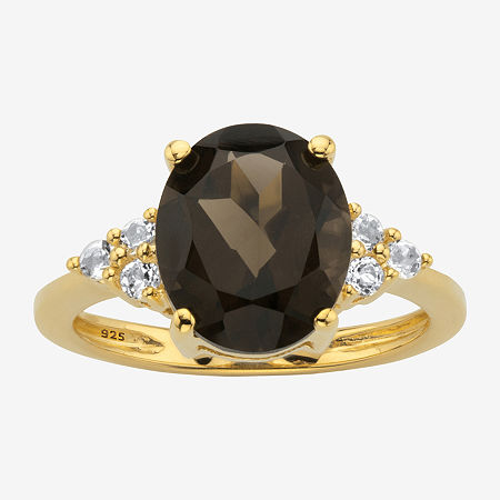 Click here for Womens Genuine Brown Topaz 14K Gold Over Silver Co... prices