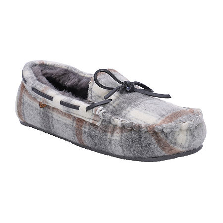 Click here for Lamo Womens Memory Foam Slip-On Slippers  11  Gray prices