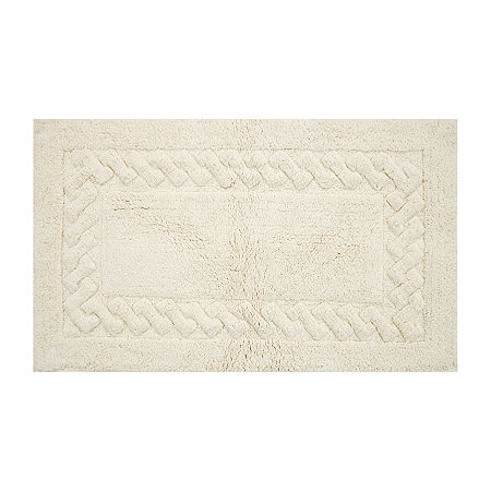 Click here for Knightsbridge Chain Bath Rug  One Size  Beige prices