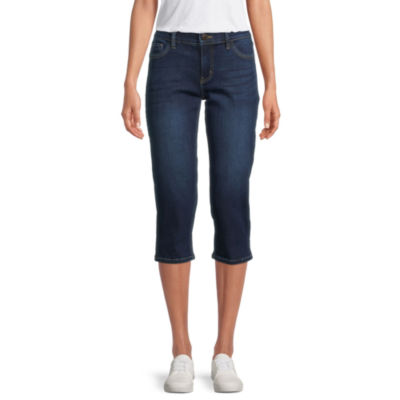 Liz Claiborne Sara Mid Rise Cropped Pants - JCPenney