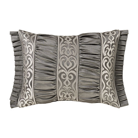 Click here for Queen Street Blythe Silver Rectangular Throw Pillo... prices