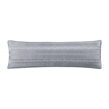 J Queen New York Sondra Bolster Decorative Pillow  15 x 52 - Powder Blue
