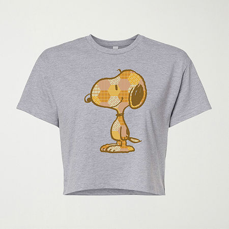 Click here for Womens Crew Neck Short Sleeve Snoopy Graphic T-Shi... prices