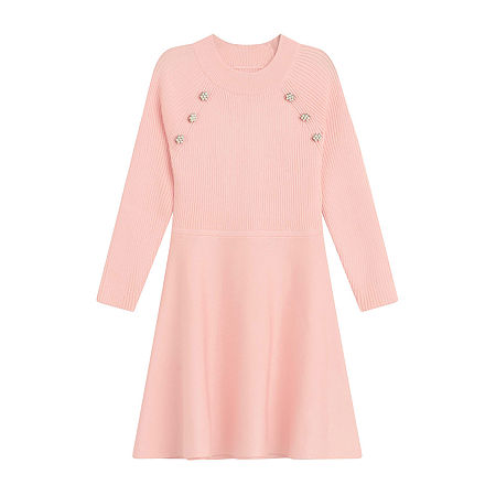 Click here for Knit Works Toddler Girls Long Sleeve Drop Shoulder... prices