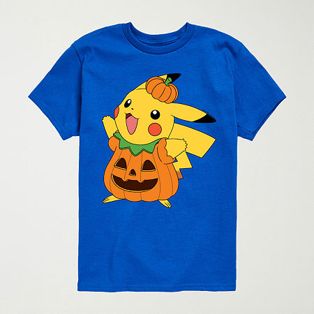 Click here for Pikachu Little & Big Kid Boys Crew Neck Short Slee... prices
