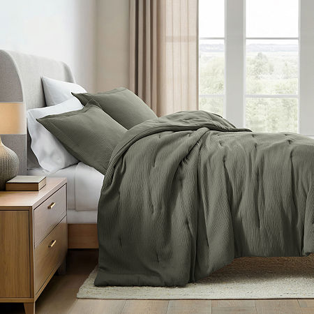 Click here for Ienjoy Home Cloud Weave Gauze 3-Pc. Comforter Set... prices