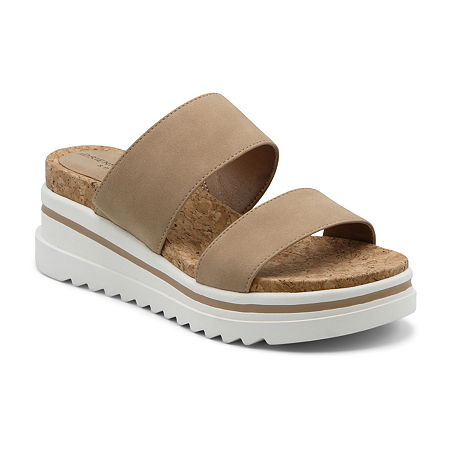 Click here for Adrienne Vittadini Womens Cara Wedge Sandals  7 Me... prices