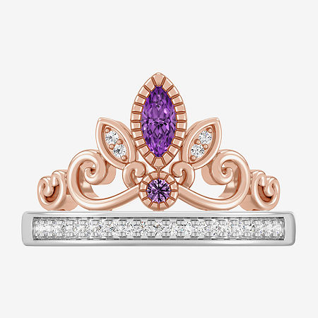 Click here for Enchanted Disney Fine Jewelry Womens 1/10 CT. T.W.... prices